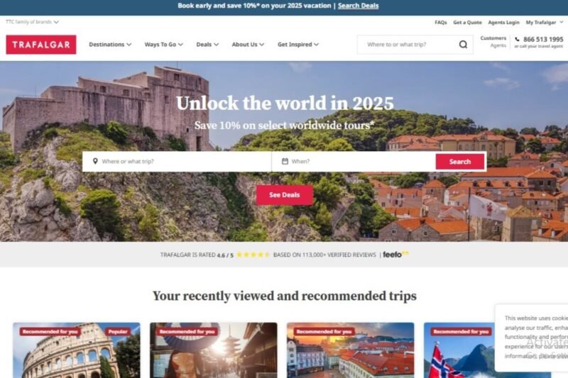 Best Tour Website Designs: Our 13 Top Picks - Travel Tractions