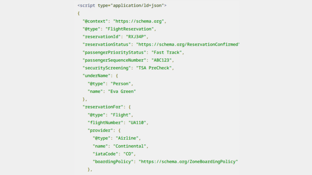 How to Optimise Your Airline or Booking Site With Flight Schema ...